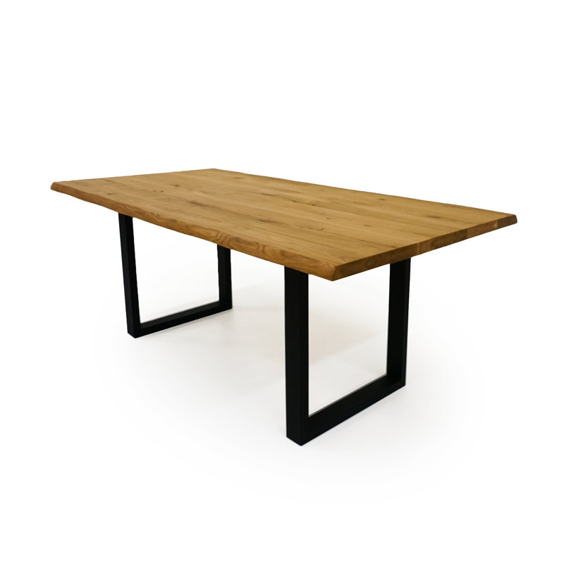 WoodenArtPro Dining Table Oak Live Edge Small Wayfair